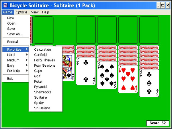 BICYCLE SOLITAIRE v3.2 1996 EDITION +1Clk Windows 11 10 8 7 Vista XP I ...
