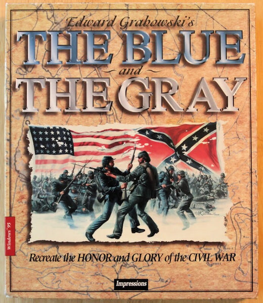 THE BLUE & THE GRAY PC GAME 1993 +1Clk Windows 11 10 8 7 Vista XP Inst ...