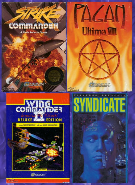 STRIKE COMMANDER, WING COMMANDER II, SYNDICATE +1Clk Windows 11 10 8 7 ...