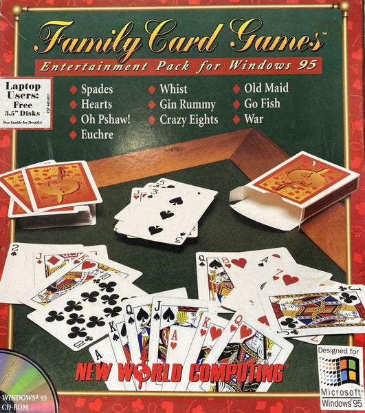 3DO FAMILY CARD GAMES 1996 NEW WORLD COMPUTING +1Clk Windows 11 10 8 7 ...