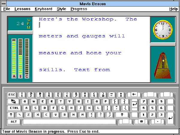 MAVIS BEACON TEACHES TYPING 2.0 1992 +1Clk Windows 11 10 8 7 Vista XP ...