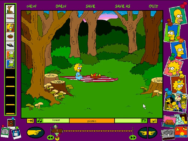 THE SIMPSONS CARTOON STUDIO 1992 PC GAME +1Clk Windows 11 10 8 7 Vista ...